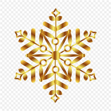 Lindo Copo De Nieve Dorado De Navidad Png Resumen Decoración