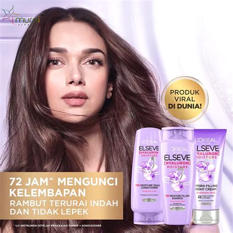 Jual Loreal Elseve Hyaluron Night Cream Shampoo Condi [[ Ungu
