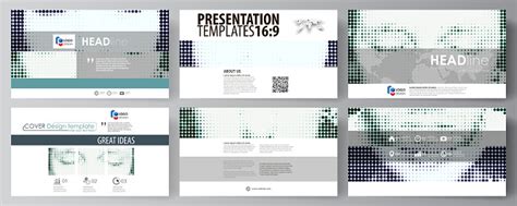 Hd에 비즈니스 서식 파일이 프레 젠 테이 션 슬라이드에 대 한 형식 추상적인 디자인 벡터 레이아웃입니다 하프톤 점선 배경 복고풍 스타일 지저분한 패턴 빈티지 질감 화이트에