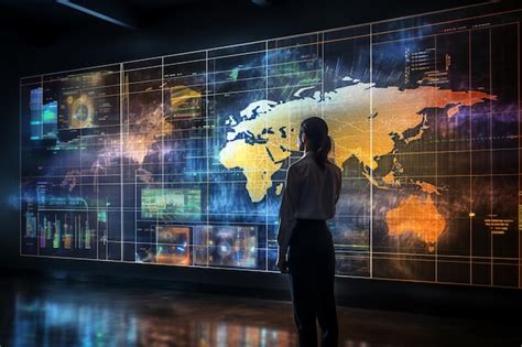Premium Photo New Age Of Data Visualization Data Science And Visual