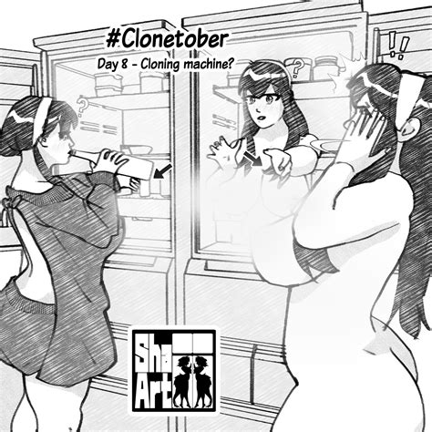 rule 34 black and white censored clone clonecest clonetober cloning