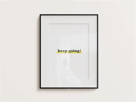 Keep Going Template A5 Digital Download Printable Etsy