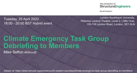 Istructe South Eastern On Linkedin London Embodiedcarbon Guidance Membership Speaker