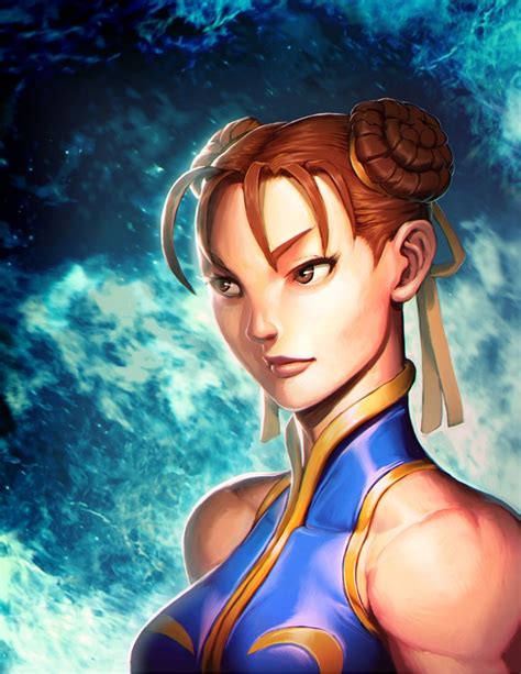 Street Fighter Portrait Chun Li Genzoman On Deviantart Street