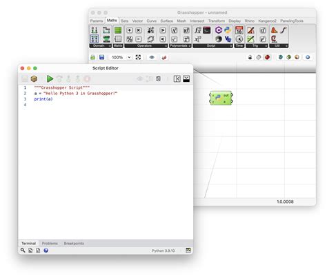 Rhino Grasshopper Scripting Python