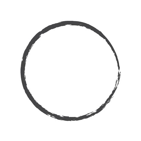 Premium Vector Circle Brush Stroke Vector Grunge Brush Stroke Paint