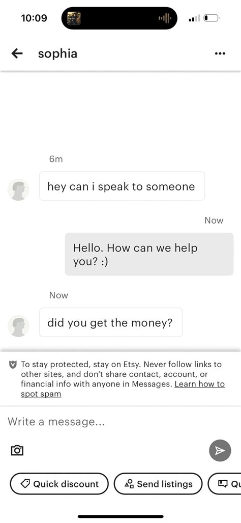Etsy Sellers Support Community Is This Scam I Dont Know This Person