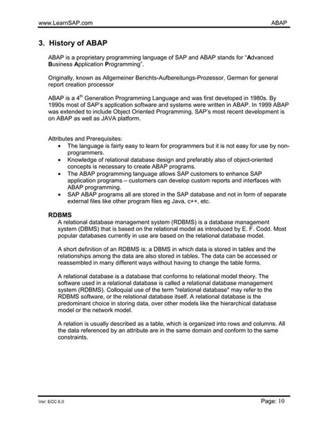 Abap Sample Code Pdf