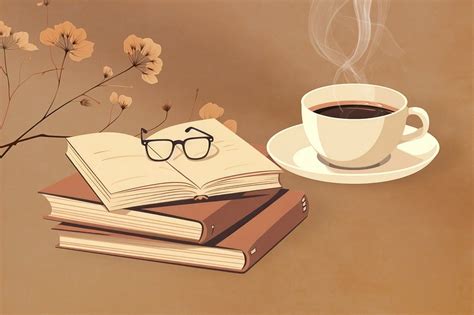 Coffee And Books Wallpaper