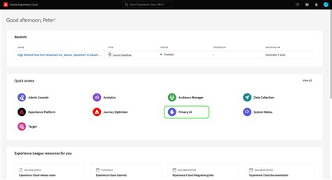Privacy Service Ui Overview Adobe Experience Platform