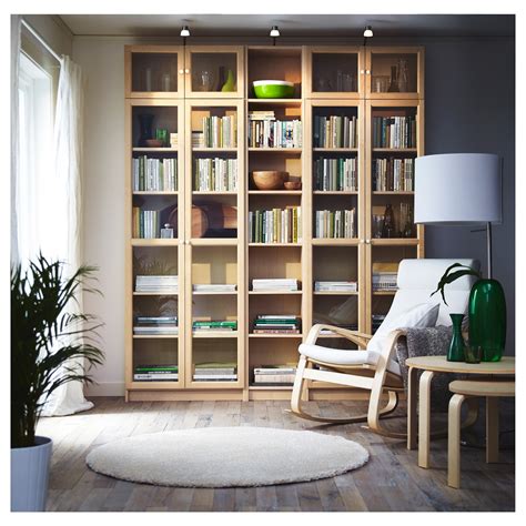 Ikea Billy Bookcase Doors Oak At Elida Brockman Blog