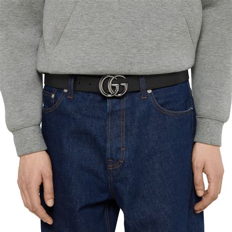 Reversible Gg Marmont Belt In Black Leather Gucci® Ca