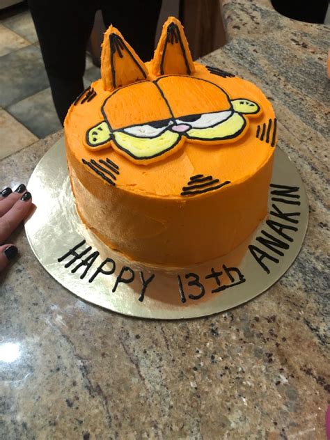 My Garf Cake D Cool Birthday Cakes Funny Birthday Cakes Cute
