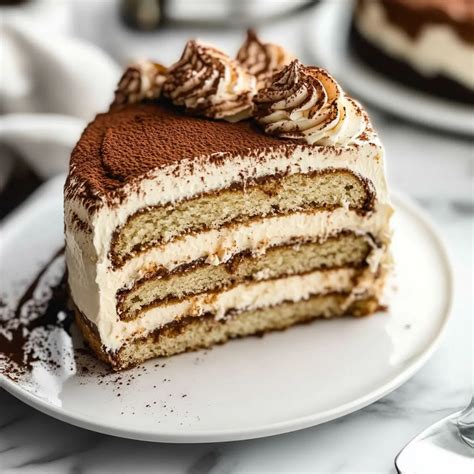 Irresistible Tiramisu Cake With Mascarpone Frosting Recipe