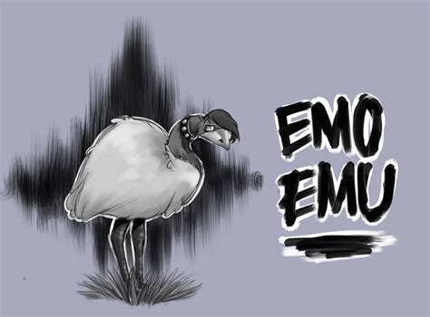 Emo Emu By Devpose On Deviantart