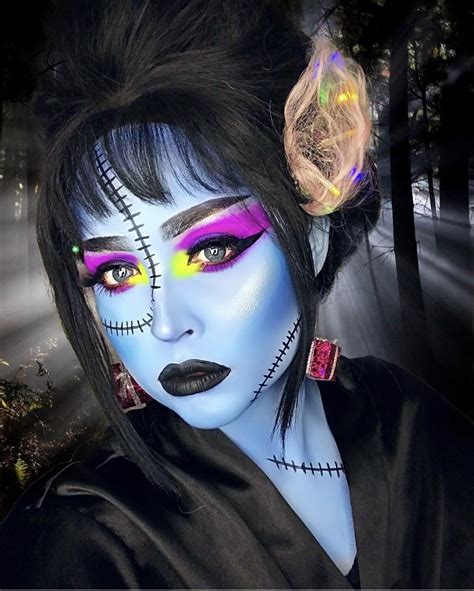 Christmas Bride Of Frankensteins Monster Makeup Monster Makeup
