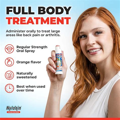 Nyloxin Spray Oral Saborizado Alivio Del Dolor De Artritis Alivio Del Dolor De Espalda Alivio