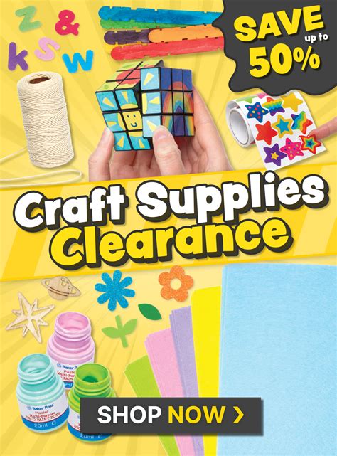 Baker Ross Craft Supplies Clearance Get Ready To Craft For Less Milled