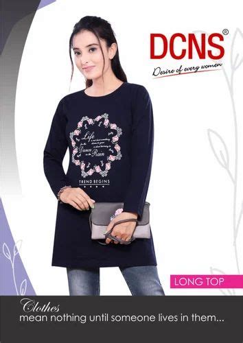 Dcns Ladies Cotton Long Top Casual Wear At Rs 200 Piece In Ludhiana