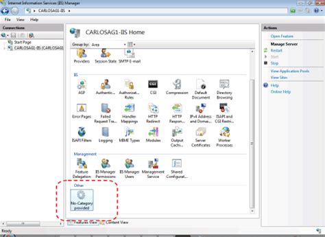 Carlosag Extending The IIS Manager Home Page
