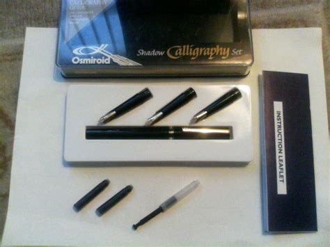 Osmiroid Shadow Calligraphy Ink Pen Set 1777289327