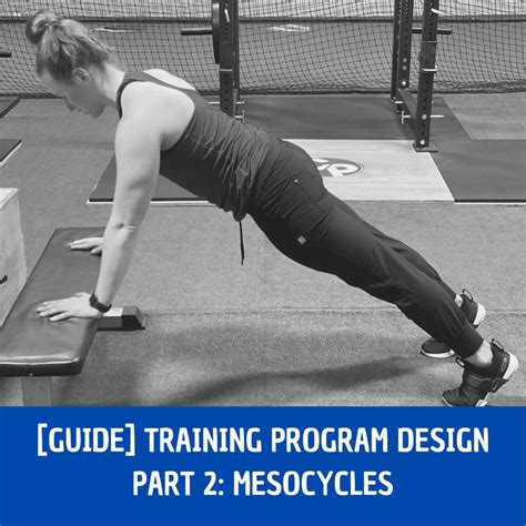 [guide] Training Program Design Part 2 Mesocycle Complete Performance