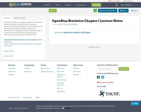 Openstax Statistics Chapter 1 Lecture Notes Oer Commons