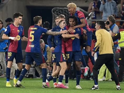 Copa Del Rey Final Kounde Scores Late As Barca Overcome Rea