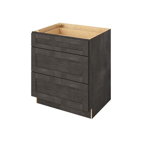 Cooper 30″ Three Drawer Base In Slate 3 Csl Db30 Cabinets