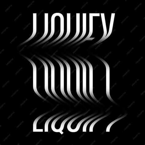 Premium Psd Dynamic Liquid Letter Template With Mesmerizing Liquify Effects For A Splash Of