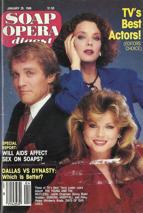 Soap Opera Digest Three Of Tvs Best Terry Lester Jack Abbott The