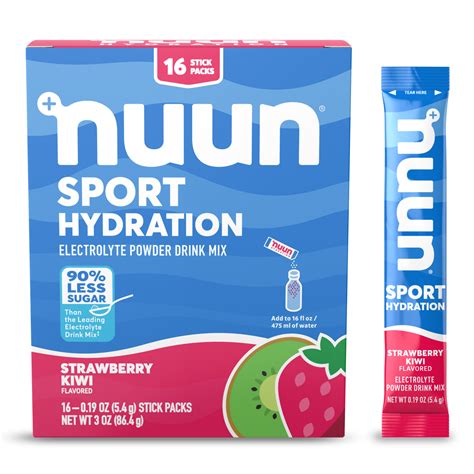 Vegan Electrolyte Powder Packs For Hydration Nuun Hydration