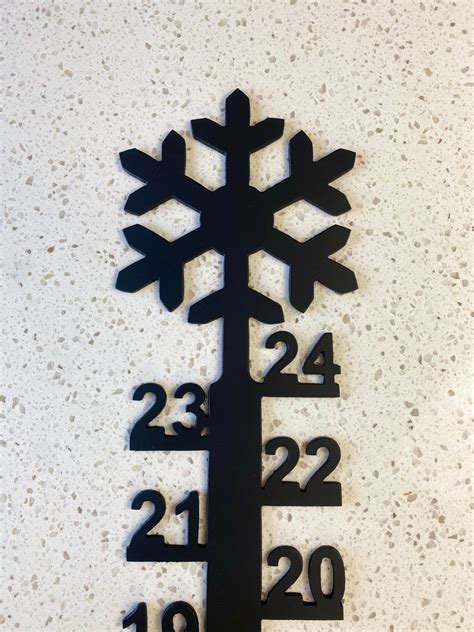Snow Gauge Snow Ruler Metal Snow Ruler Metal Snow Gage Snowman Snow Ruler Snow Stick