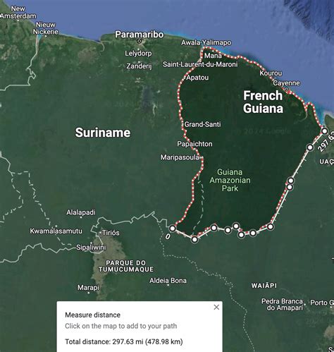 French Guiana Borders Im Curious What Goes On In The Border Between