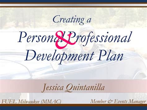 Professional Development Plan Pptx