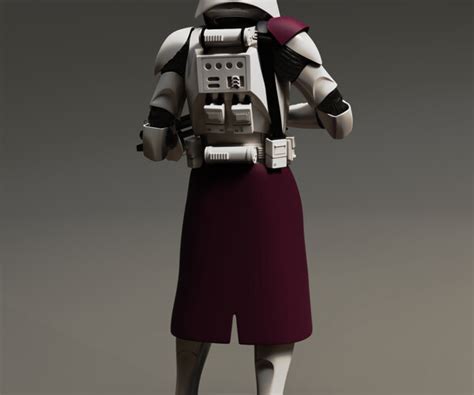 Artstation Star Wars 3d Printable Clone Commander Bacara Resources