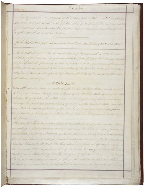 The 14th Amendment To The Us Constitution