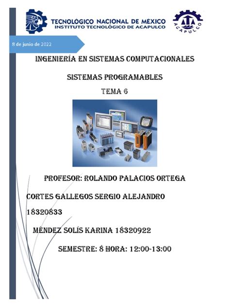 Sistemas Programables Pdf Adquisición De Datos Electrónica
