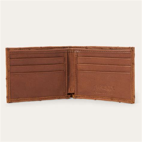 Ostrich Bi Fold Wallet Stetson