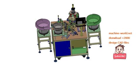 Industrial 3d Model Round Cap Assembly Machine Machine World