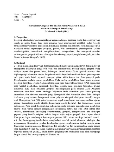 A 19 Damar Hapsari Tugas Perencanaan Geo Pt4 Pdf