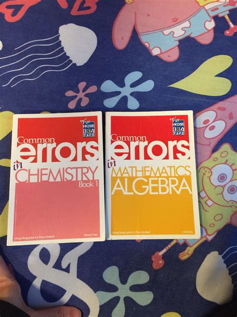 Common Errors In Chemistry Mathematics Dse 社群 Carousell