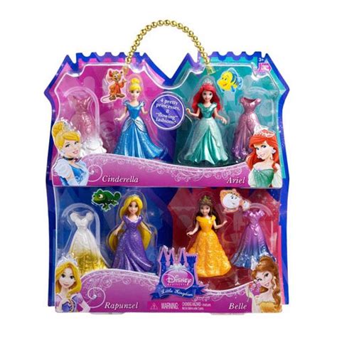 Disney Princess Magiclip Doll 4 Pack T Set