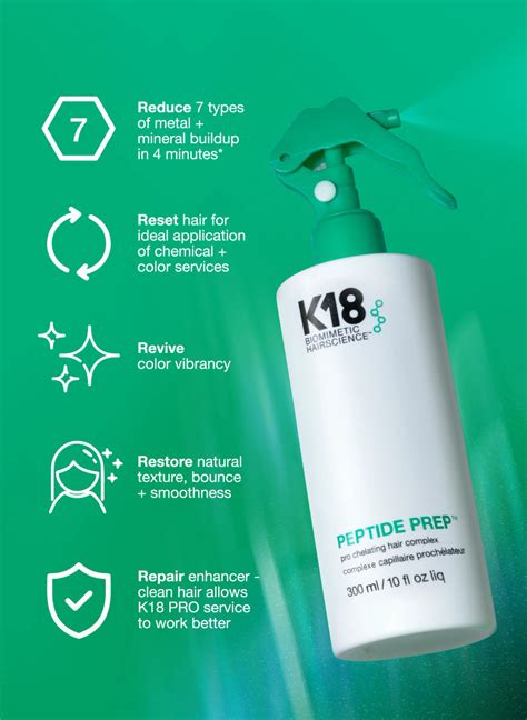 K18 Peptide Prep Pro™ Chelating Hair Complex 300ml Salon Cosmetics