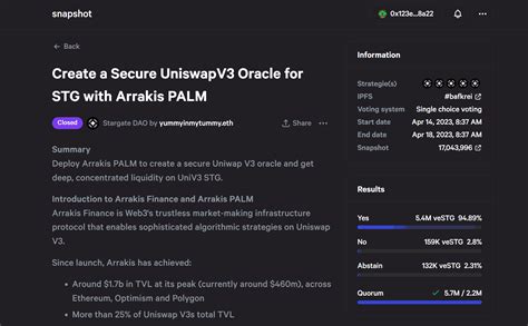 Snapshot Gasless Voting For Decentralized Communities
