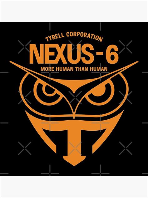 Tyrell Corporation Nexus 6 Orange Poster By Purakushi Redbubble