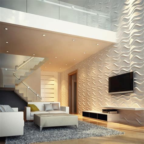 Wavy Textured Wall Panels