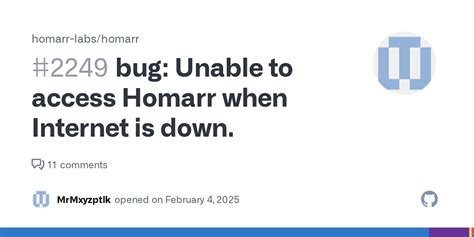Bug Unable To Access Homarr When Internet Is Down · Issue 2249
