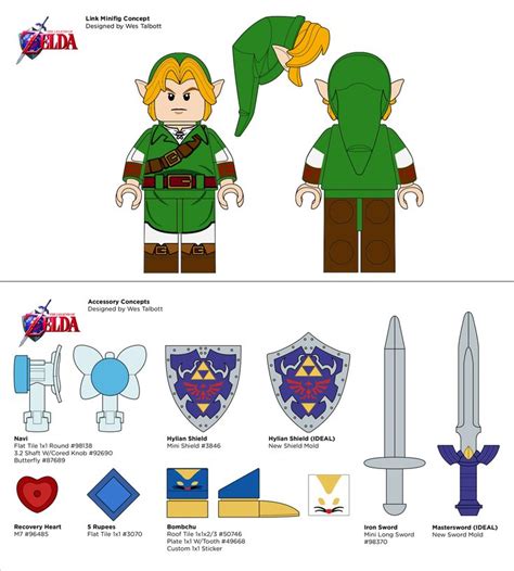 Custom Lego Legend Of Zelda Minifigures At Luke Samantha Blog