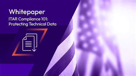 Itar Compliance 101 Protecting Technical Data